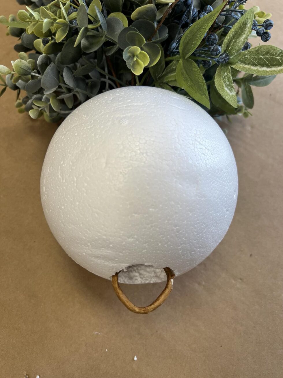 How To Make An Angel Out Of A Greenery Drop - The Shabby Tree