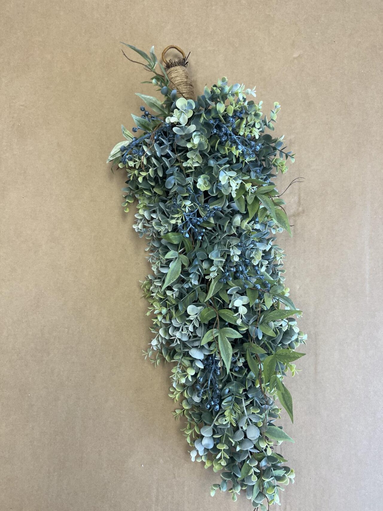 How To Make An Angel Out Of A Greenery Drop - The Shabby Tree