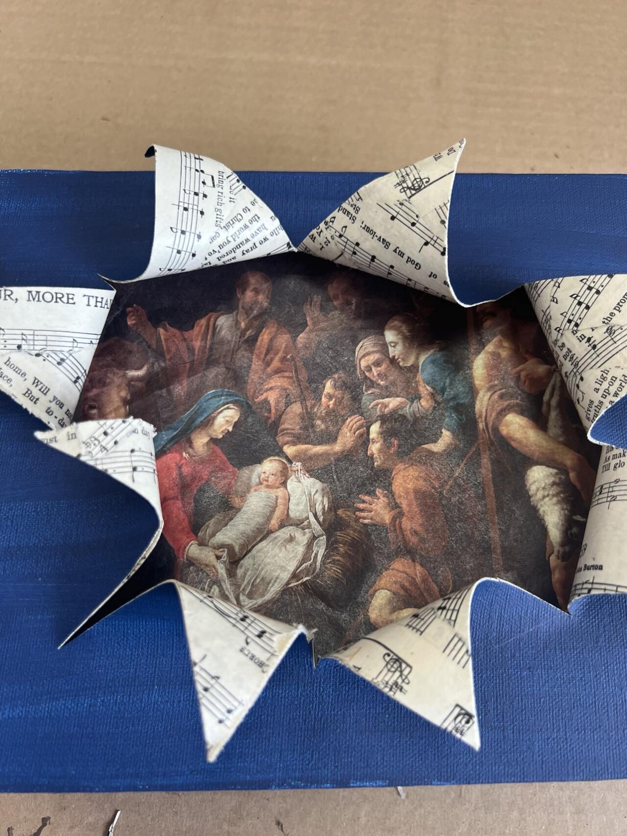 How To Make A Busted Canvas That Lights Up - The Shabby Tree