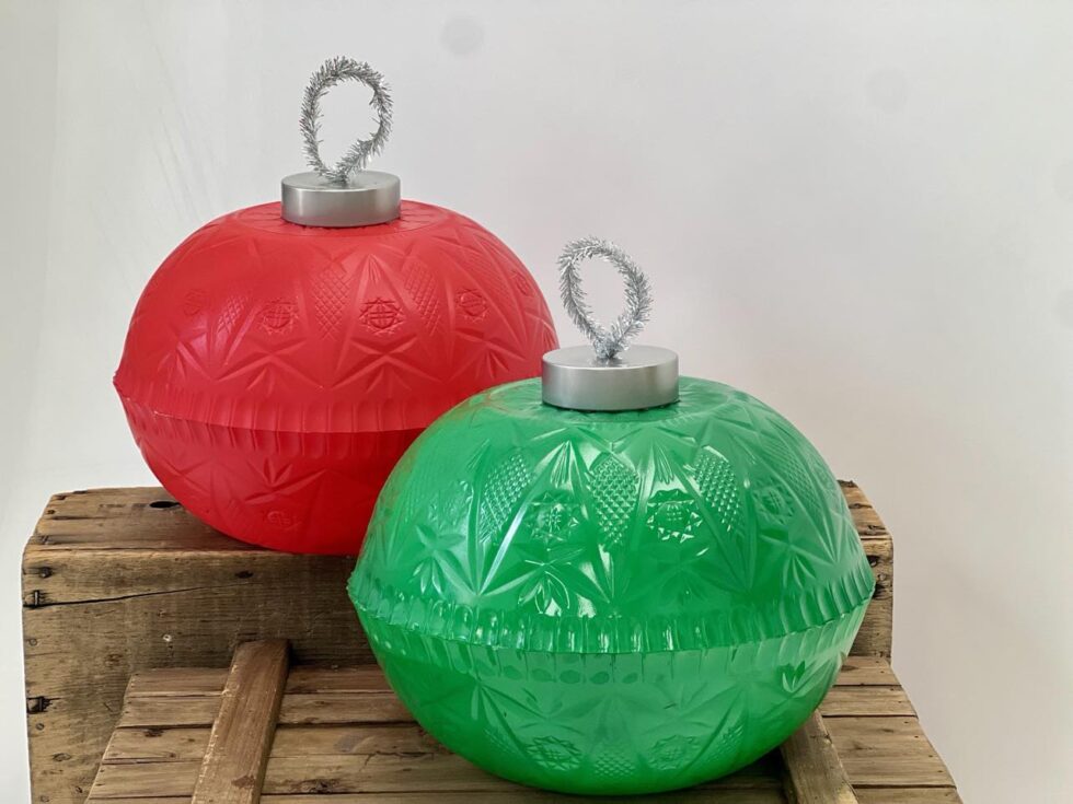 How To Make A Christmas Decoration Using Dollar Tree Bowls - The Shabby ...