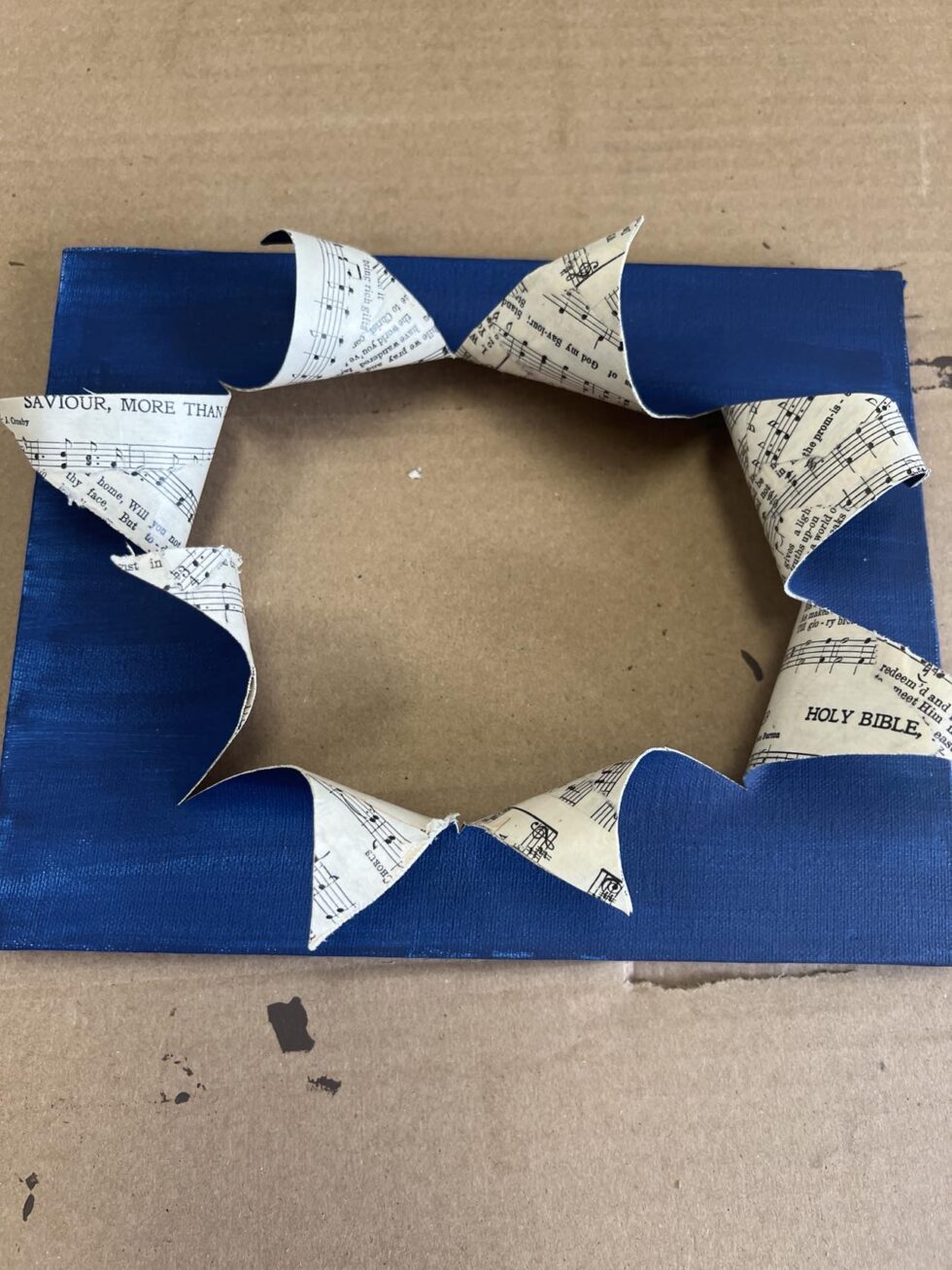 How To Make A Busted Canvas That Lights Up - The Shabby Tree