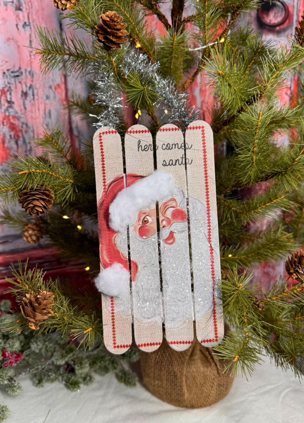 Christmas DIYs That Stay Up At The Warehouse - The Shabby Tree