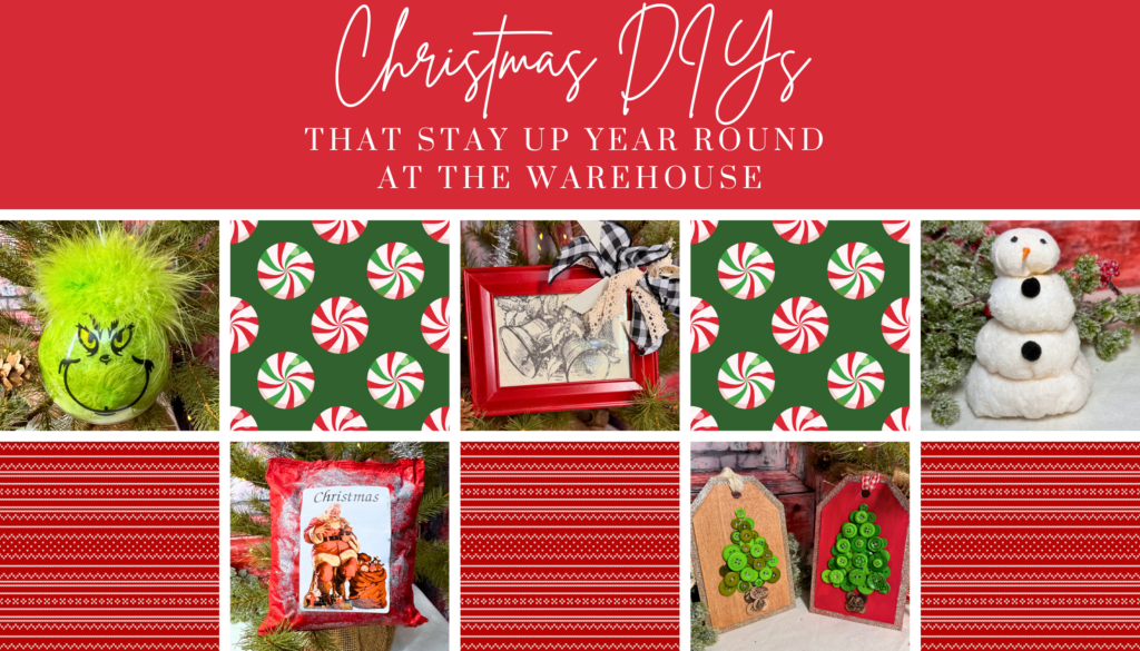 Christmas DIYs That Stay Up At The Warehouse - The Shabby Tree