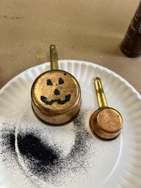 DIY Pumpkin Decoration Using Measuring Cups - The Shabby Tree