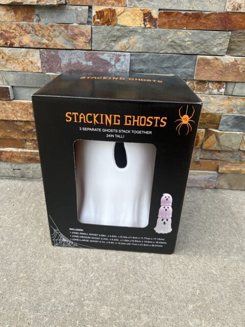 Five Below Stacking Ghosts Makeover - The Shabby Tree