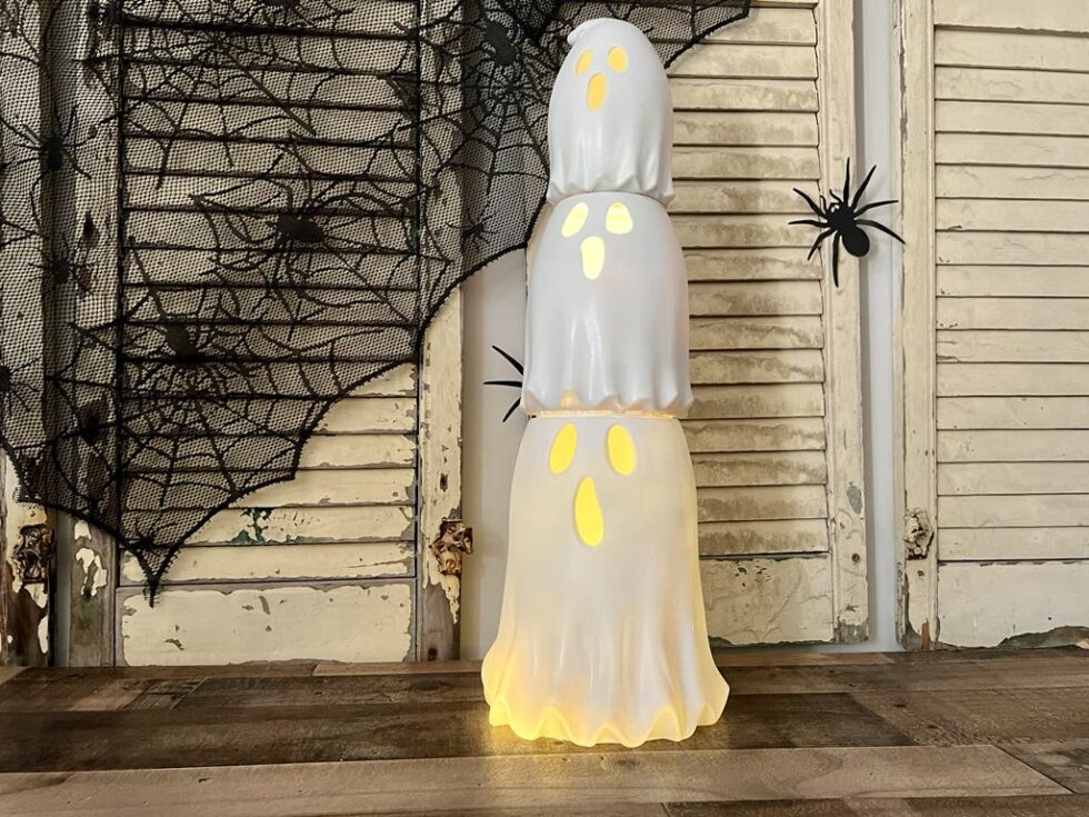 Five Below Stacking Ghosts Makeover - The Shabby Tree