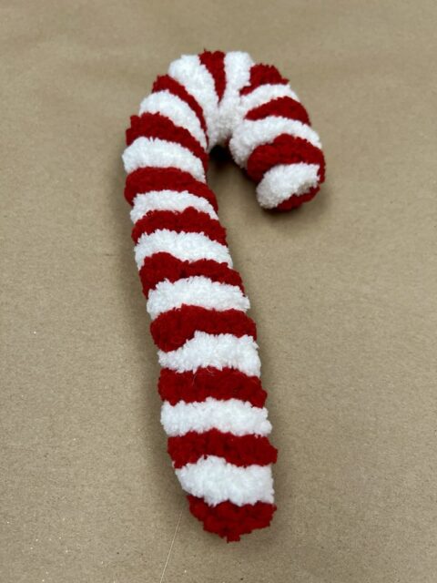 DIY Candy Cane Decoration with Aluminum Foil: Easy Holiday Craft - The ...
