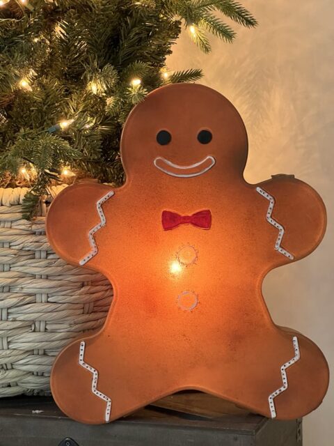 DIY Gingerbread Man Craft Using a Walmart Container: Festive Holiday ...