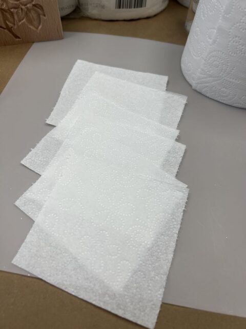 Paper Casting Using Toilet Paper - The Shabby Tree