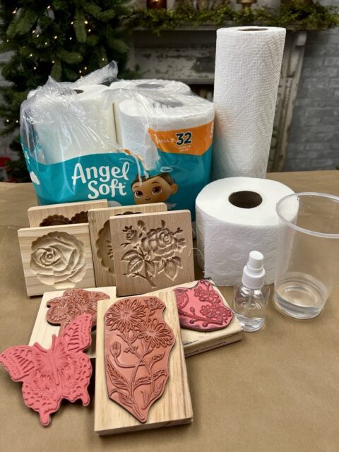 Paper Casting Using Toilet Paper - The Shabby Tree