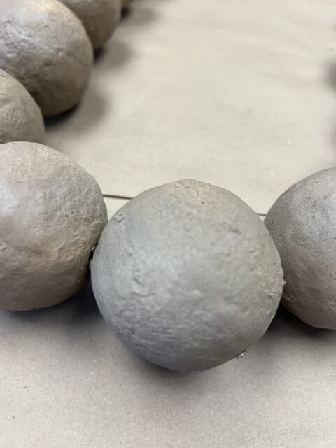 Styrofoam Cross Craft Using Air Dry Clay - The Shabby Tree