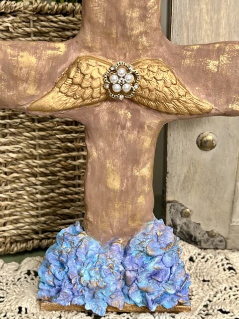 How To Make A Cross Using Sculpey Air Dry Clay - The Shabby Tree
