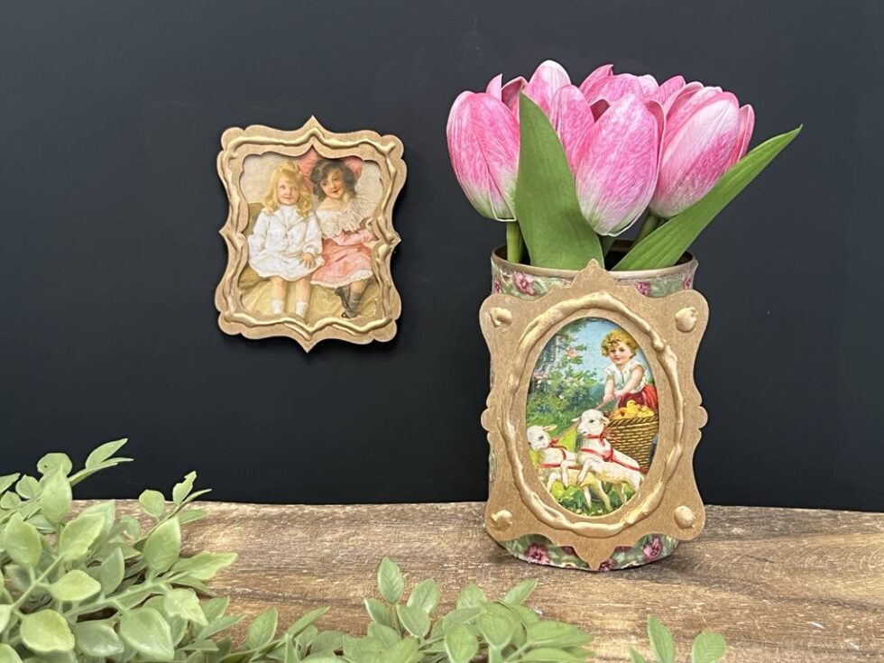 Dollar Tree Small Wood Frame Makeover - The Shabby Tree