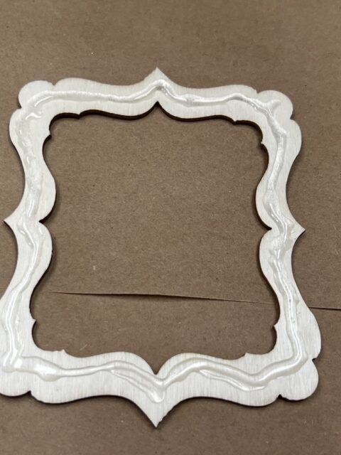 Dollar Tree Small Wood Frame Makeover - The Shabby Tree