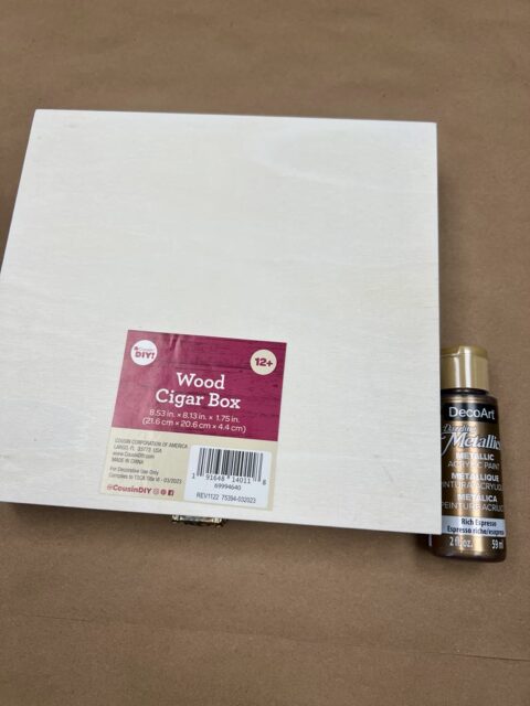 DIY Walmart Cigar Box Purse - The Shabby Tree