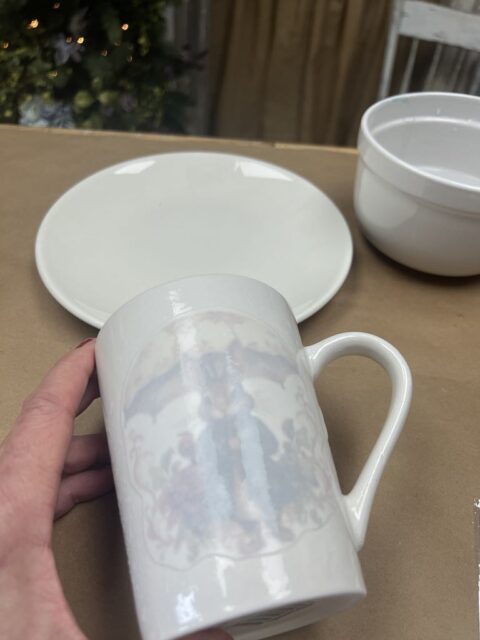 Dollar Tree Spring Craft Using Wet Transfers - The Shabby Tree