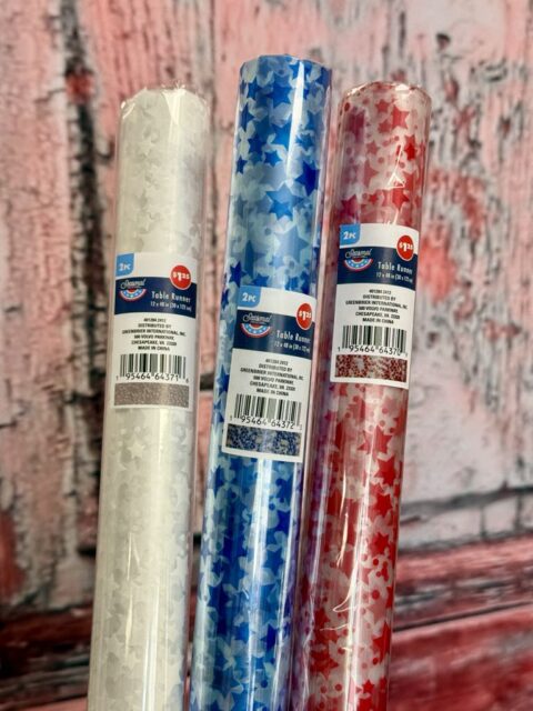 Diy Light Up Americana Fire Crackers Using Dollar Tree Table Runners ...