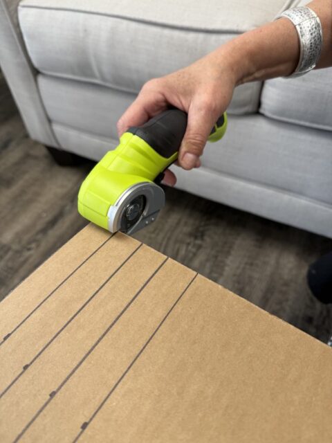 How To Make A Flag Out Of Cardboard - The Shabby Tree