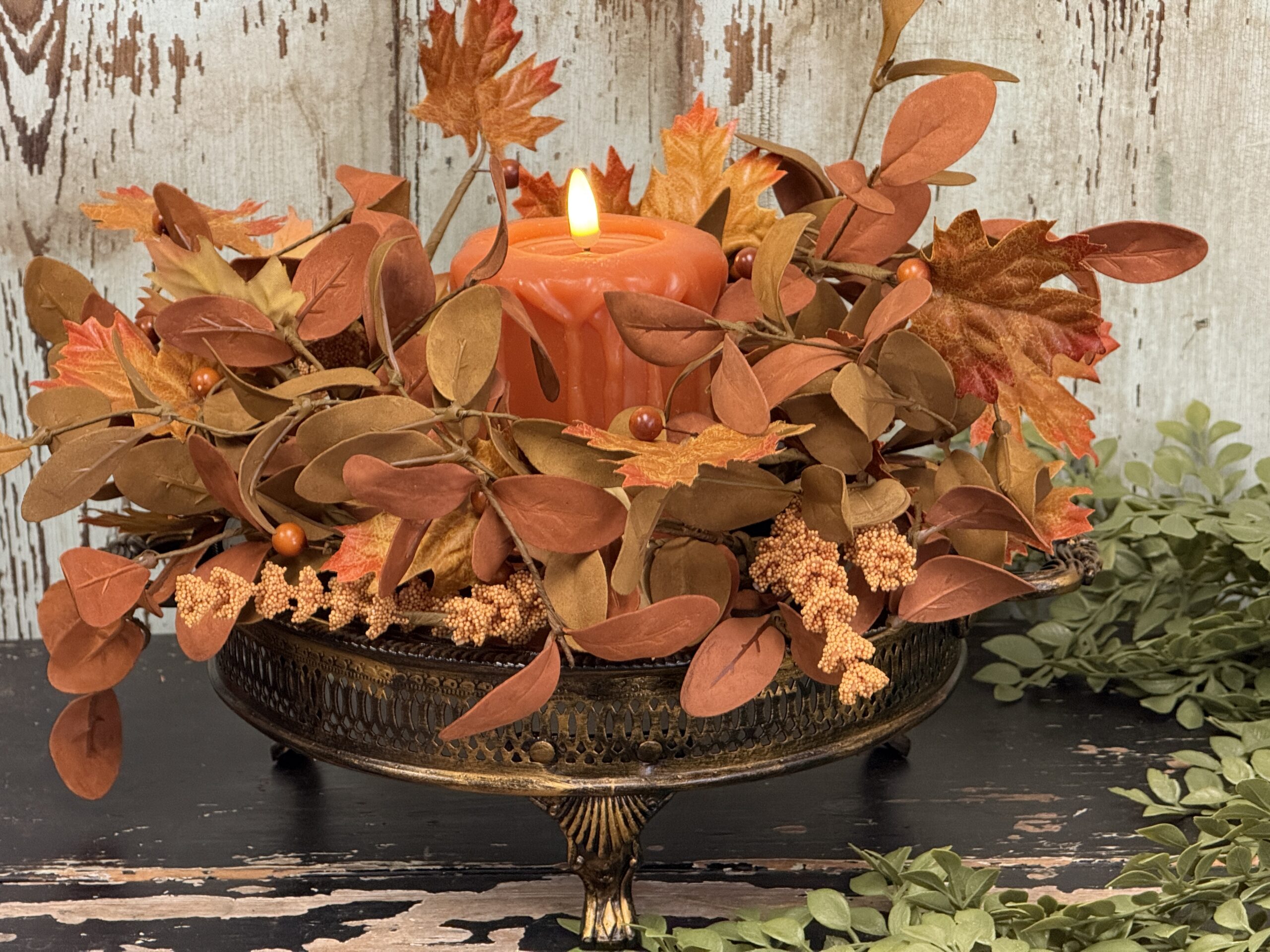 Trash to Treasure: A Thrifted Chafing Dish Makeover - The Shabby Tree