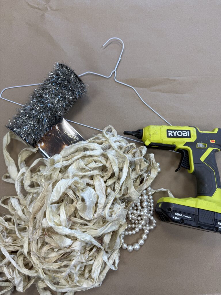 A DIY Light Up Heart Using A Wire Hanger - The Shabby Tree